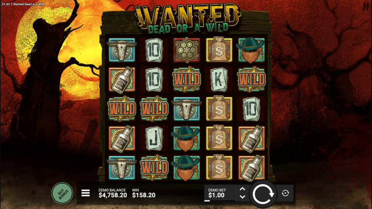 Wanted Dead Or A Wild Slot Demo (Free Play) - Slots Pod