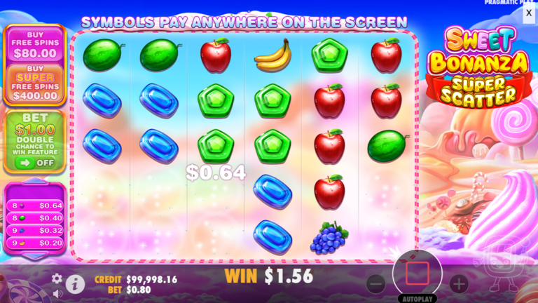 Sweet Bonanza Super Scatter Slot Demo (Free Play) - Slots Pod